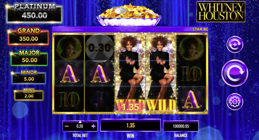 Vegas Showdown: The Whitney Houston Slot Machine Experience