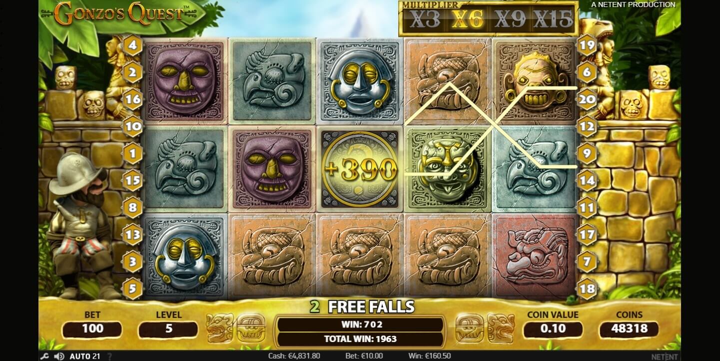 Gonzo's Quest Online Slot Machine Review 2024