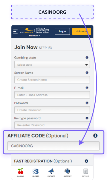 BetRivers Casino Bonus Code 2024 | CASINOORG for $500