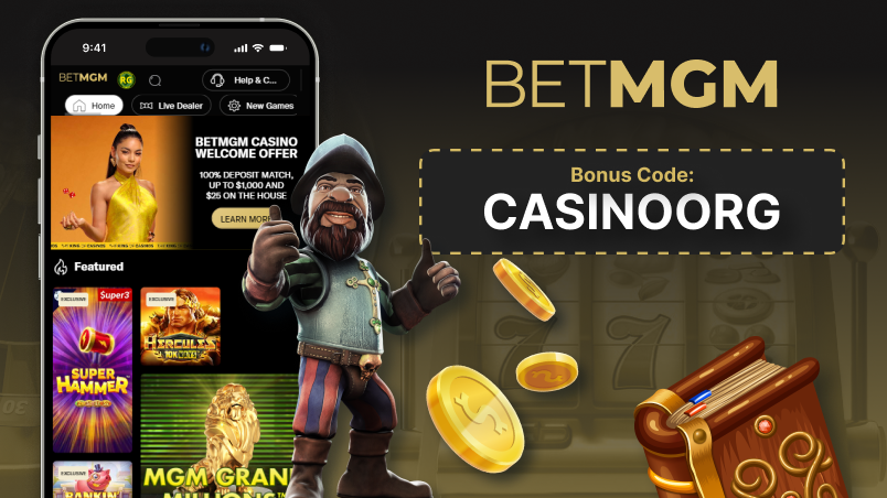 BetMGM Casino Bonus Code CASINOORG for $25 No Deposit | April 2025