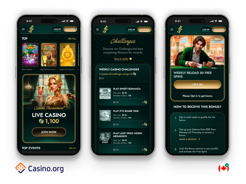 Best Real Money Online Casinos in Canada | $10,000 Bonus