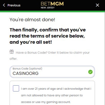 BetMGM Bonus Code 2024 | CASINOORG for up to $2500 💰