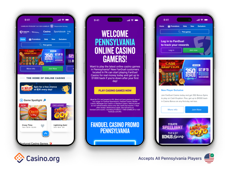PA Online Casinos 2025 | Top 12 Pennsylvania Gambling Sites