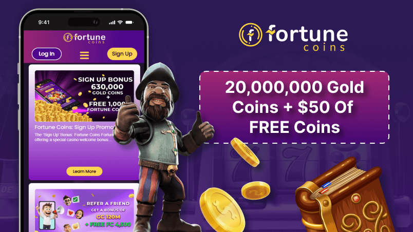 Fortune Coins no deposit bonus 2024 | Claim 20,000,000 GC