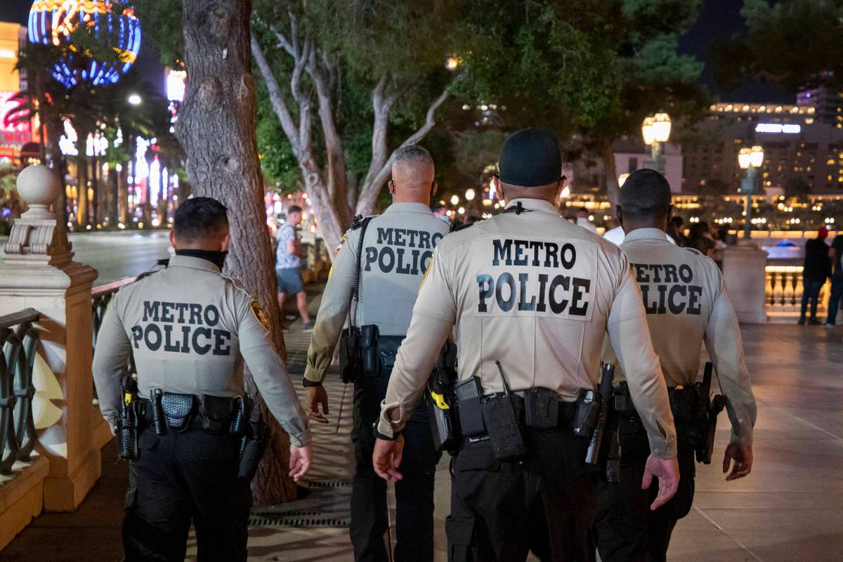 Las Vegas Strip Police Presence Includes Kiosk At Resorts World