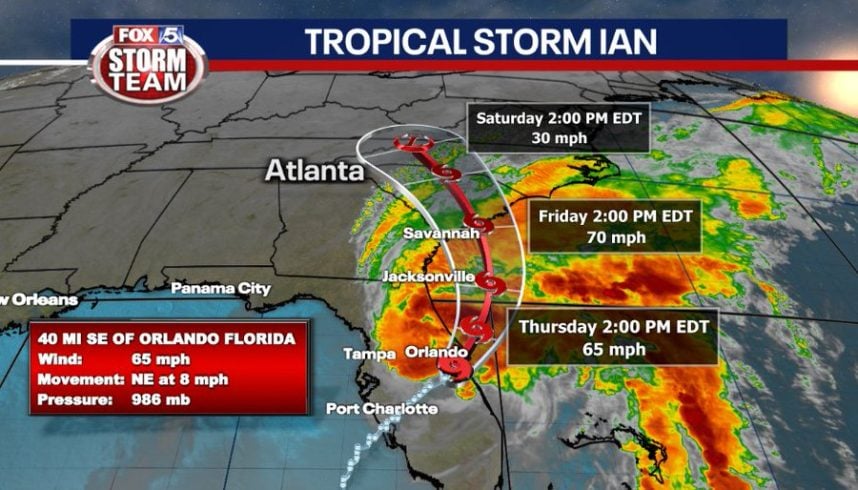 Will Hurricane Ian Help or Hurt Mets in Atlanta? - Casino.org