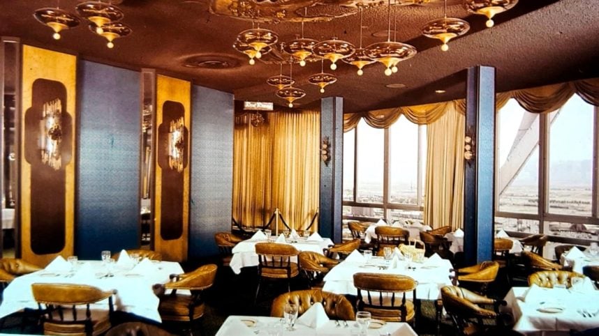 VEGAS MYTHS RE-BUSTED: The Restaurant Atop the Landmark Hotel Revolved ...