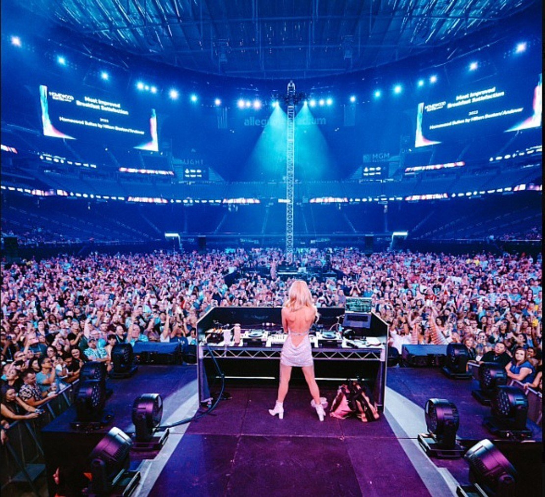 Katy Perry Stages Intimate Las Vegas Concert at Allegiant Stadium