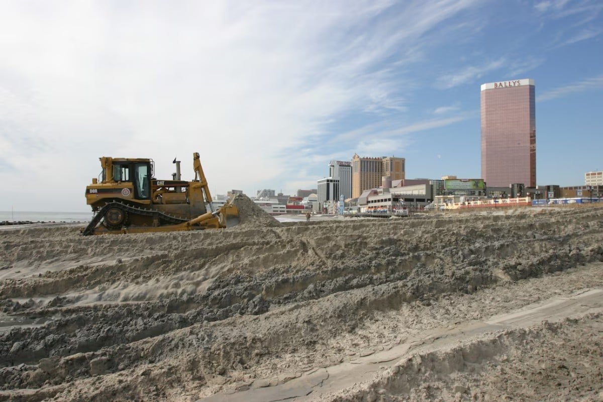 Atlantic City Beach Restoration Project Underway