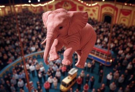 VEGAS MYTHS RE-BUSTED: The Flying Pink Elephants of Circus Circus ...
