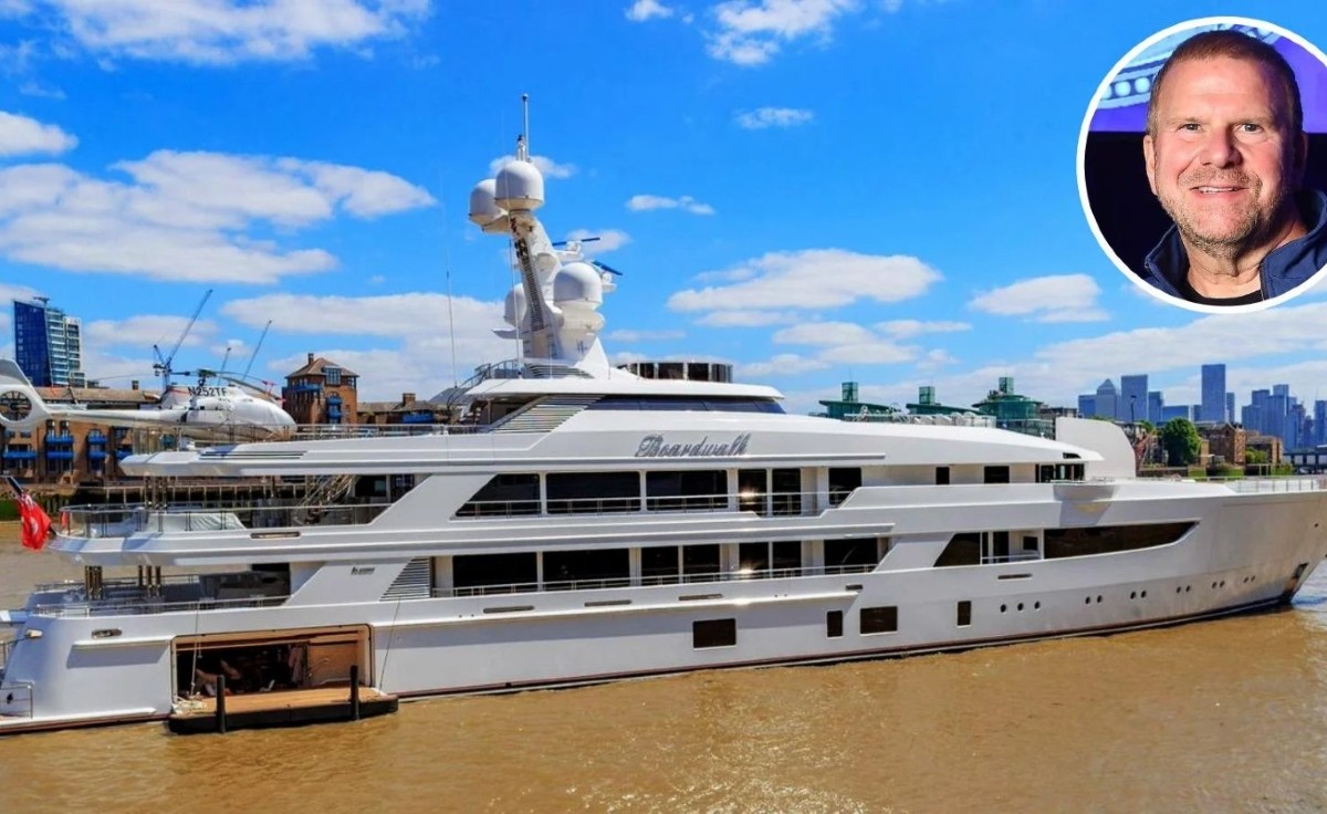 Tilman Fertitta Lists ‘Boardwalk’ Superyacht for $192 Million