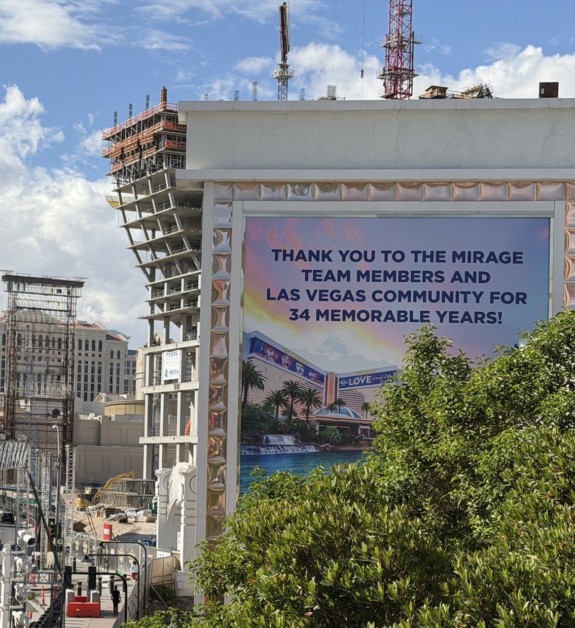 Hard Rock’s Guitar Hotel Takes Shape on Ashes of Mirage Volcano Over ...