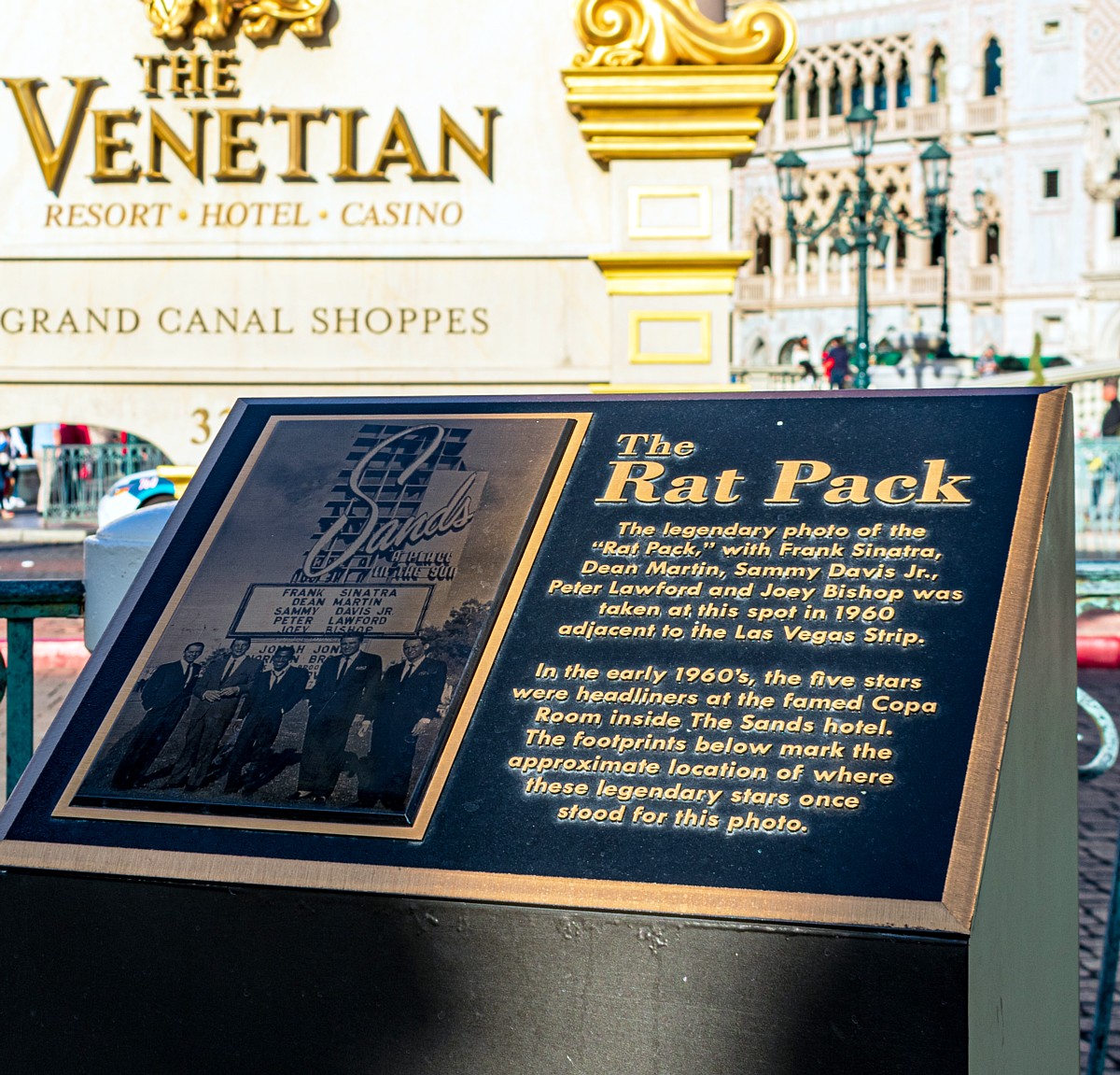 VEGAS MYTHS BUSTED: The Rat Pack Left Their Footprints in Front of the ...