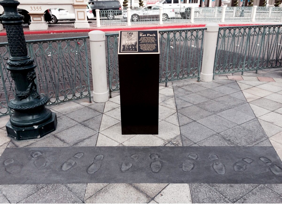 VEGAS MYTHS BUSTED: The Rat Pack Left Their Footprints in Front of the ...