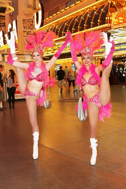 Fremont Street Las Vegas Babes
