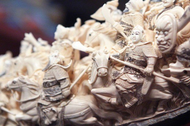 Freaky Las Vegas Find: Carved Woolly Mammoth Tusk at Treasure Island ...