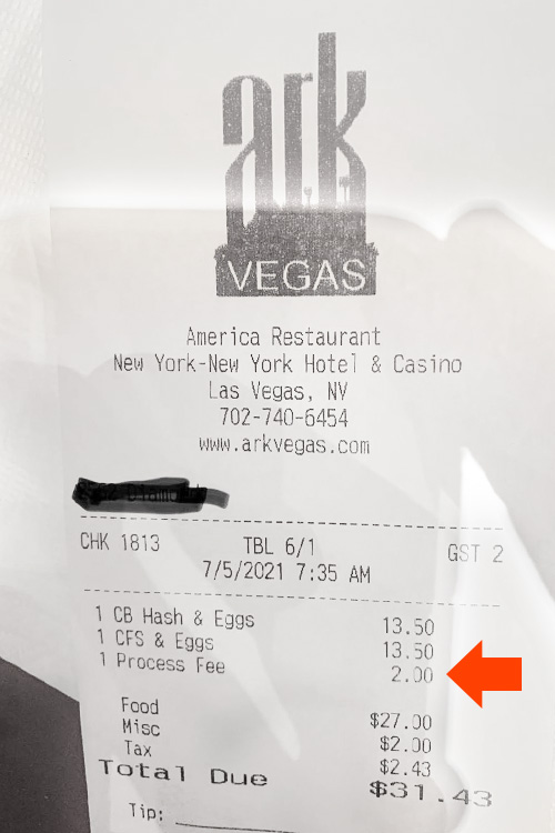 America Restaurant At New York New York Rolls Out B S Process Fee America Restaurant At New York New York Rolls Out B S Process Fee